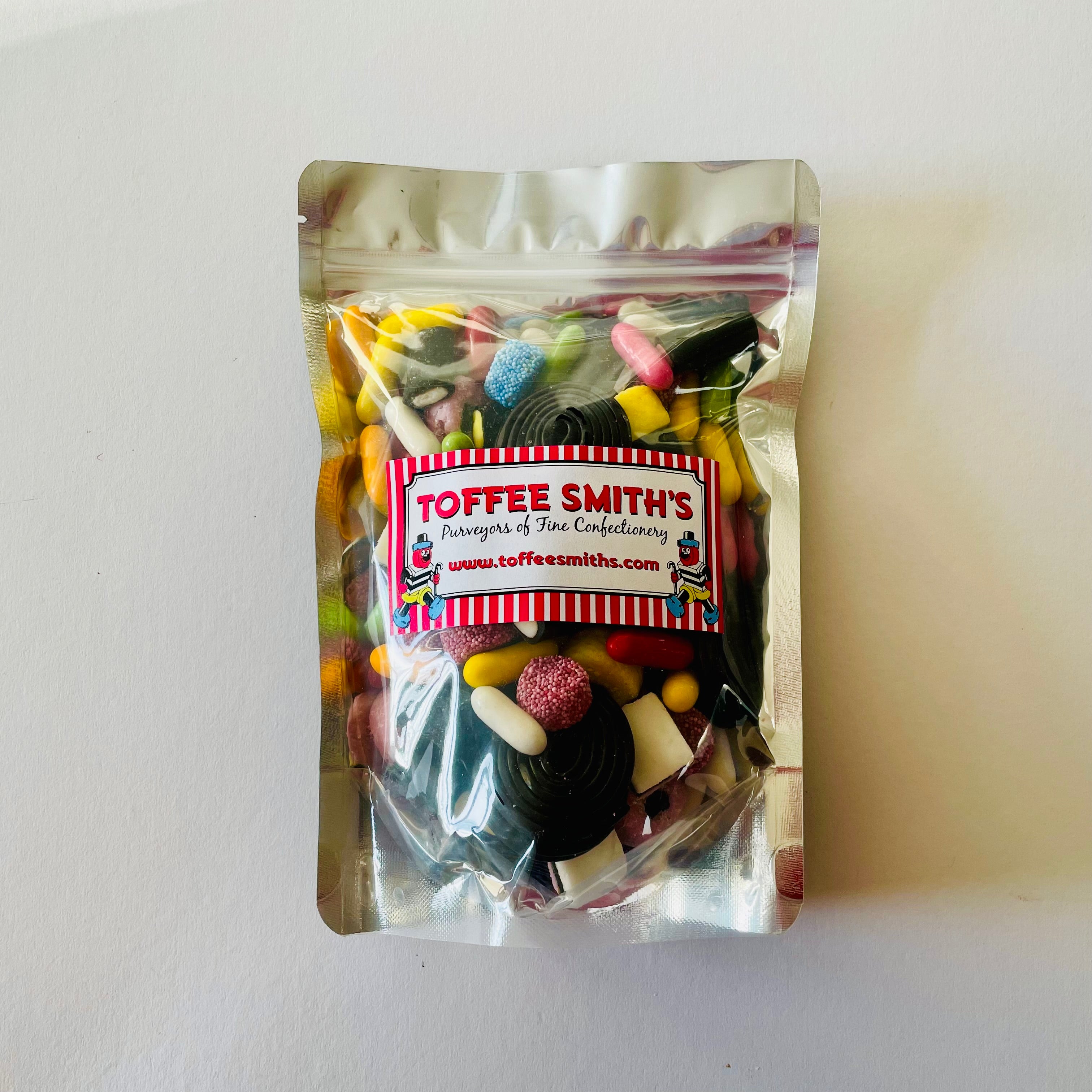 Giant Liquorice Mix Pouch – Toffee Smiths