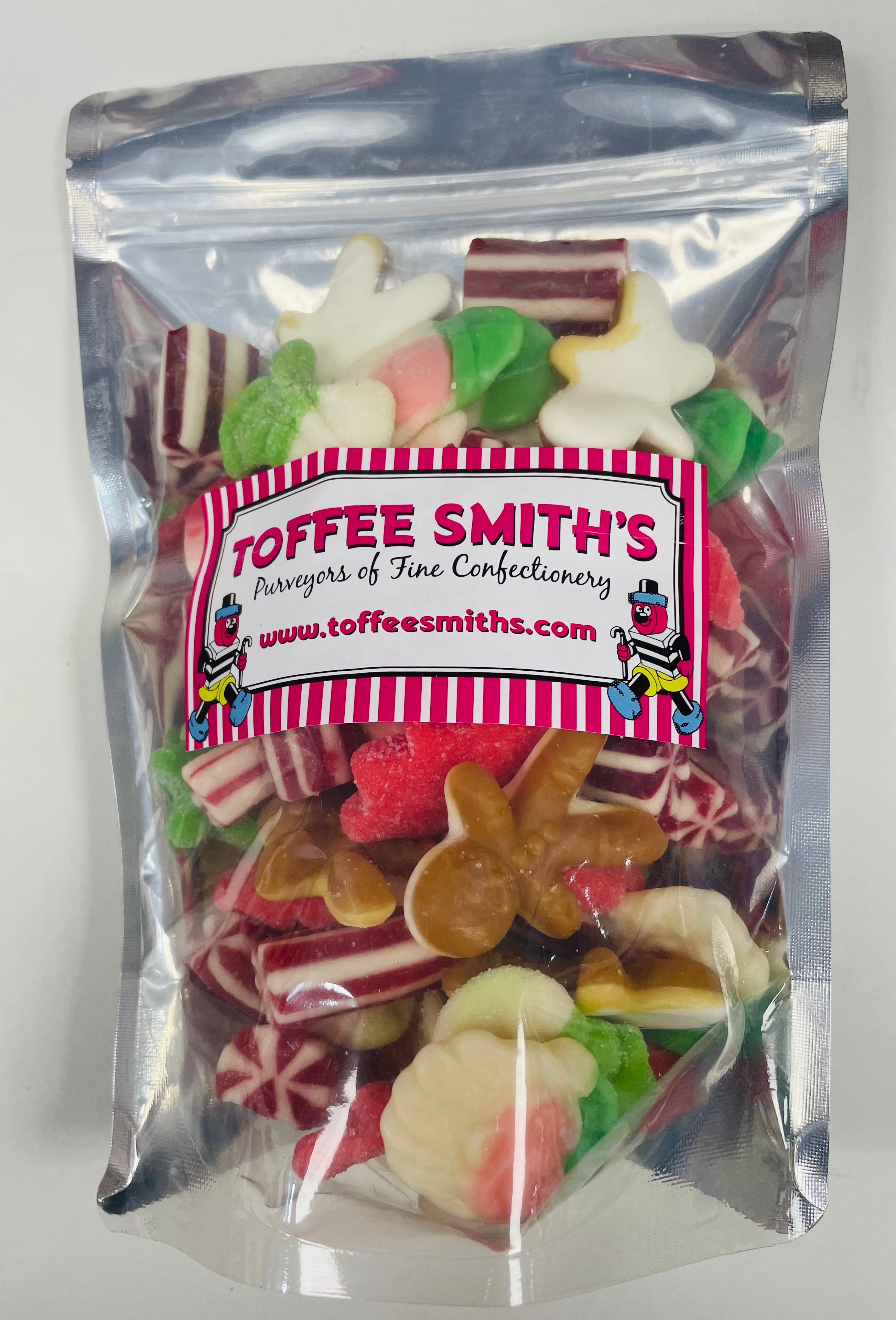 Giant Festive Gummy Mix Pouch – Toffee Smiths