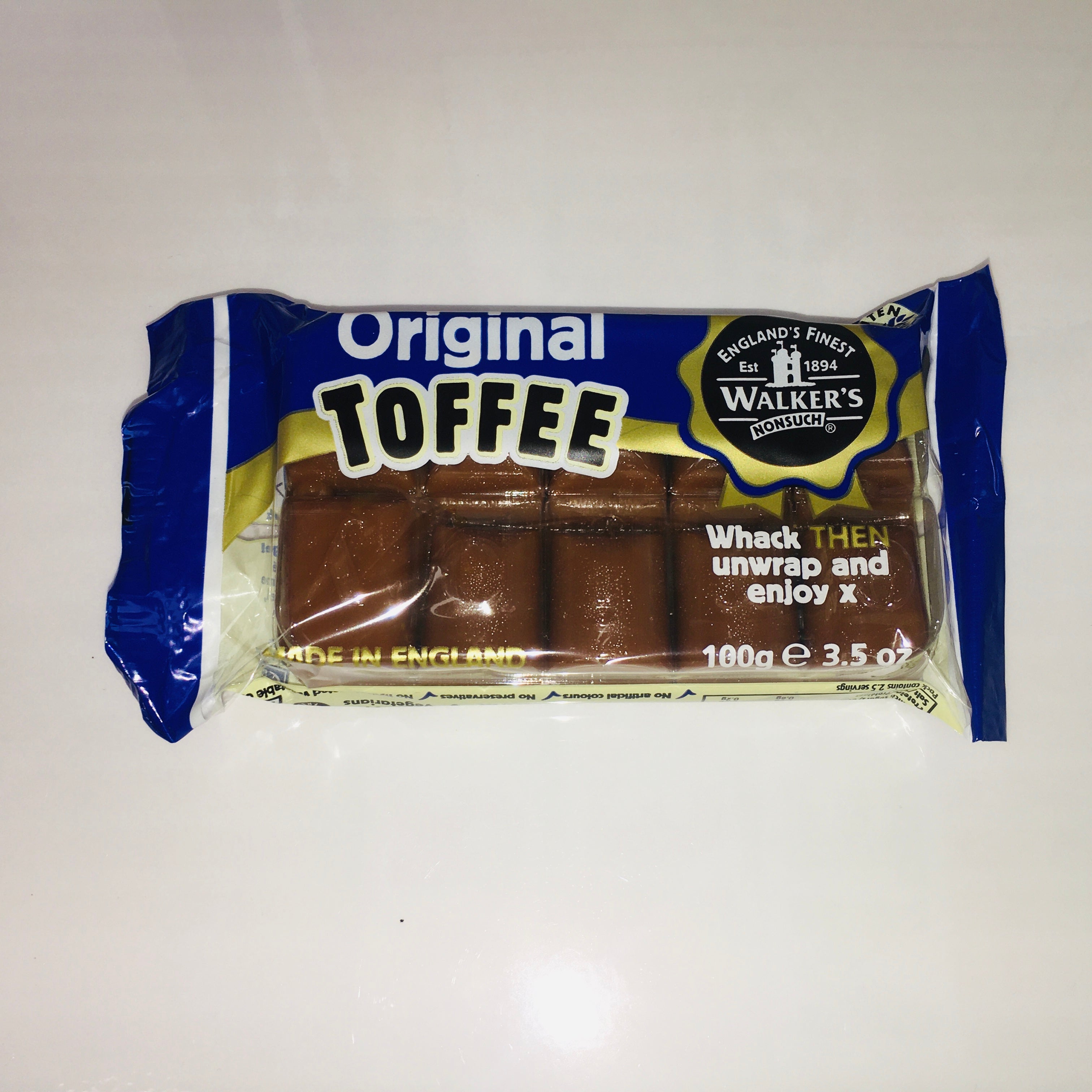 Walkers Toffee Slab - Small – Toffee Smiths